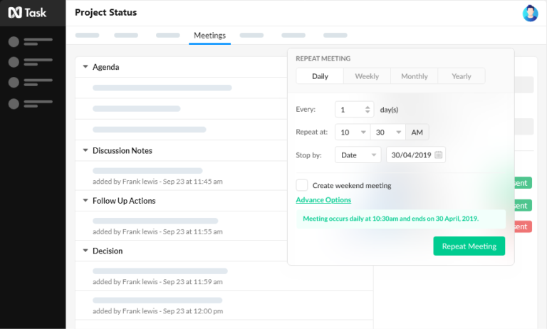 16 of the Best Meeting Notes Apps to Use In 2024 - nTask
